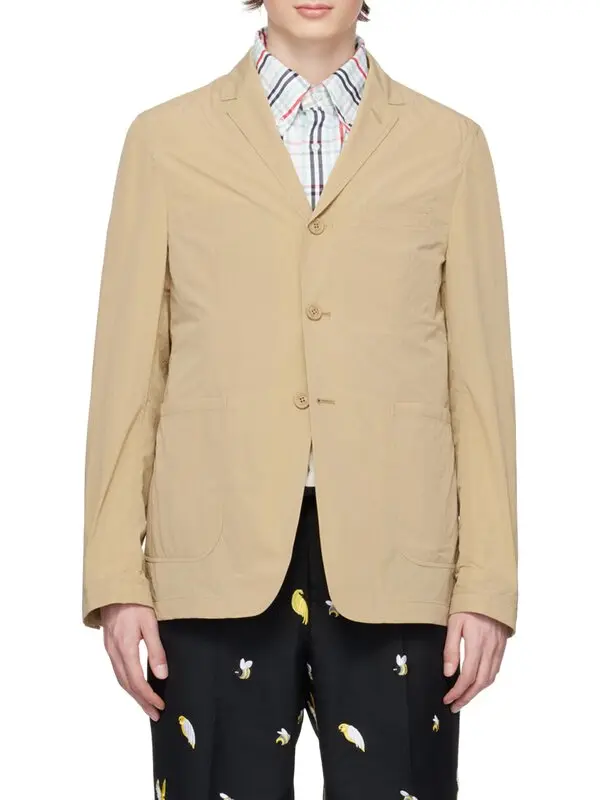 Thom Browne Single-breasted Unconstructed Blazer - Nude