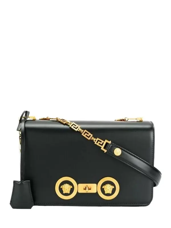Versace Medium Icon Shoulder Bag - Black