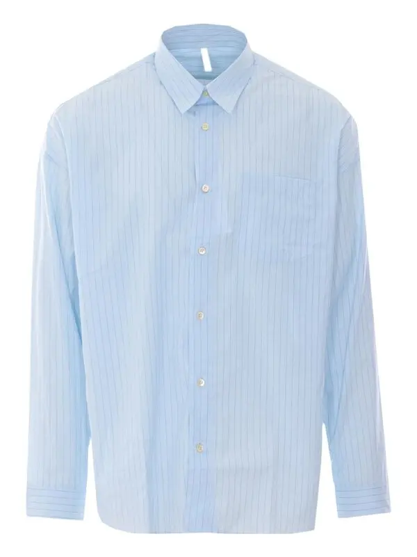 SUNFLOWER Stable Striped Shirt - Blue
