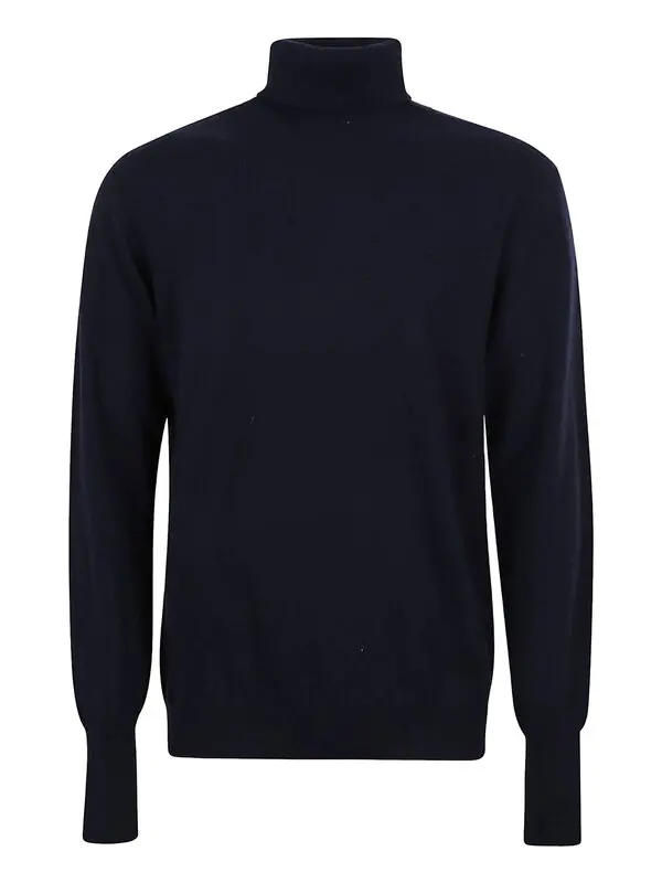 BALLANTYNE Turtleneck Knitwear - Navy