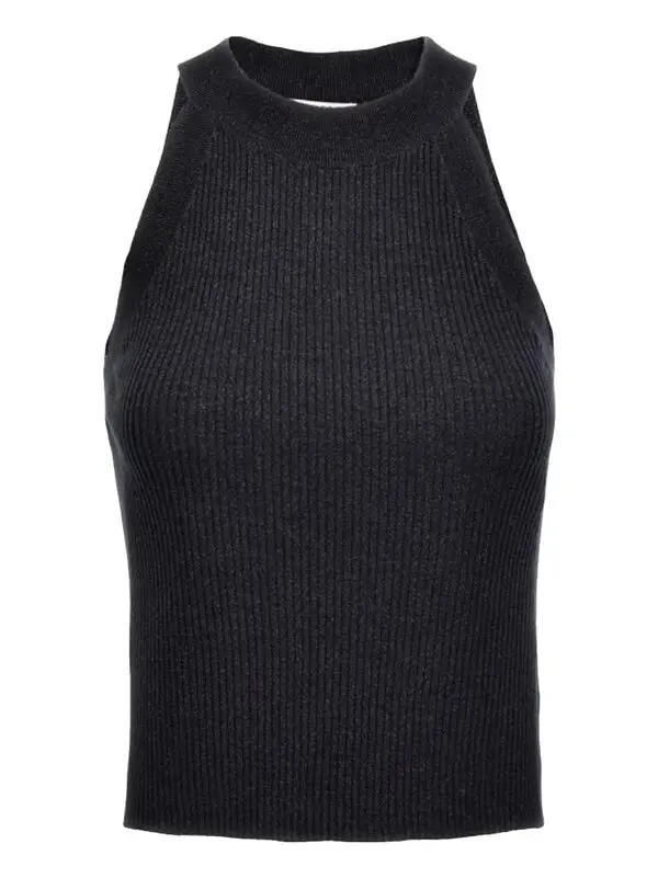 Brunello Cucinelli Knitted Cashmere-blend Vest - Black