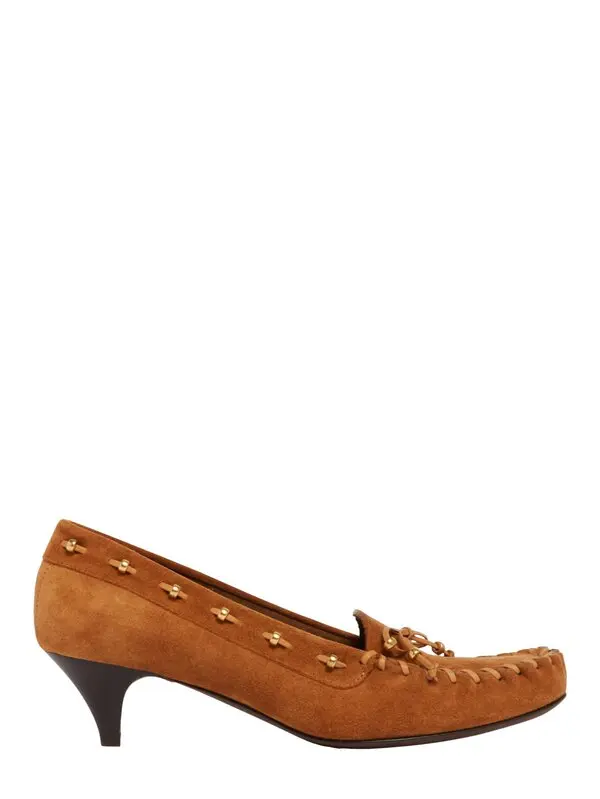 Khaite Milly Suede Pumps - Brown