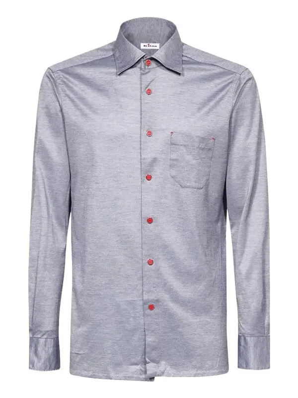 Kiton Long-sleeved Shirt - Gray