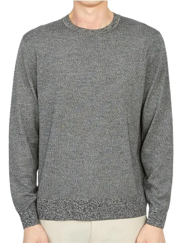 Theory Crew Neck Pullover Jumper - Gray