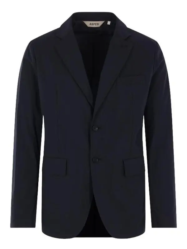 Aspesi Single-breasted Suit Jacket - Black