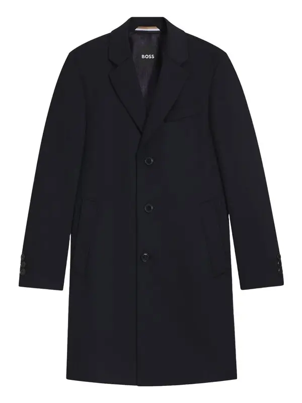 Hugo Boss Slim-fit Coat - Black