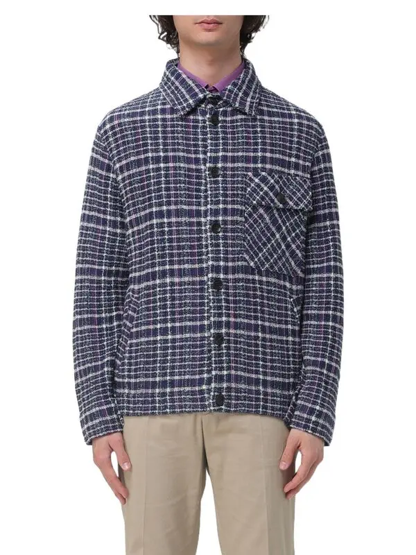 Etro Checked Chest Pocket Jacket - Black