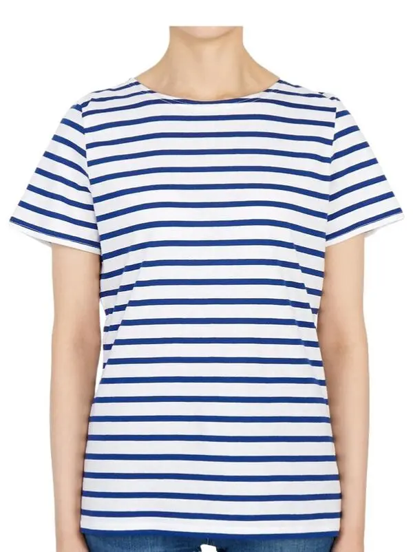 Saint James Striped T-shirt - White