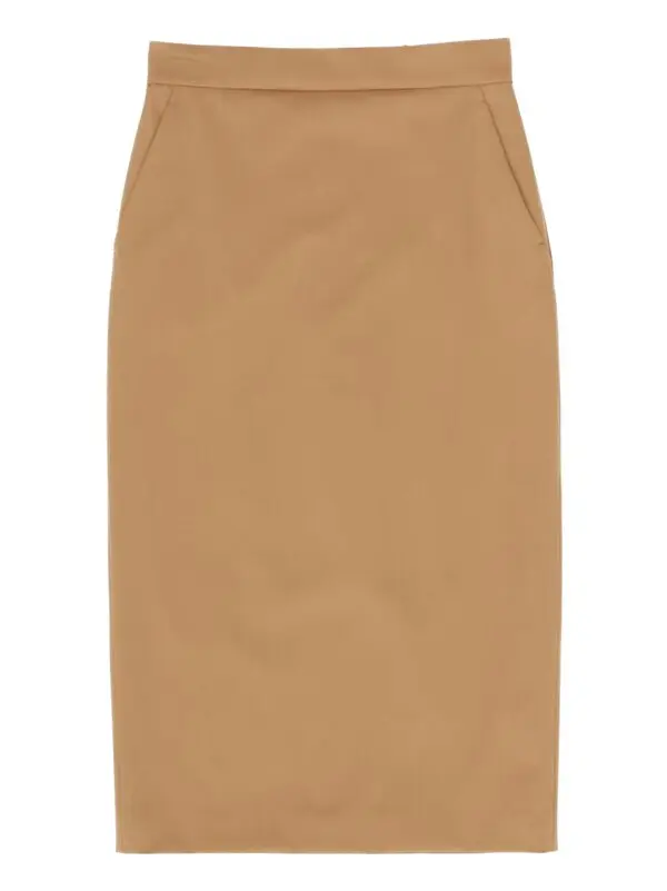 Max Mara Pocketed Midi Skirt - Nude