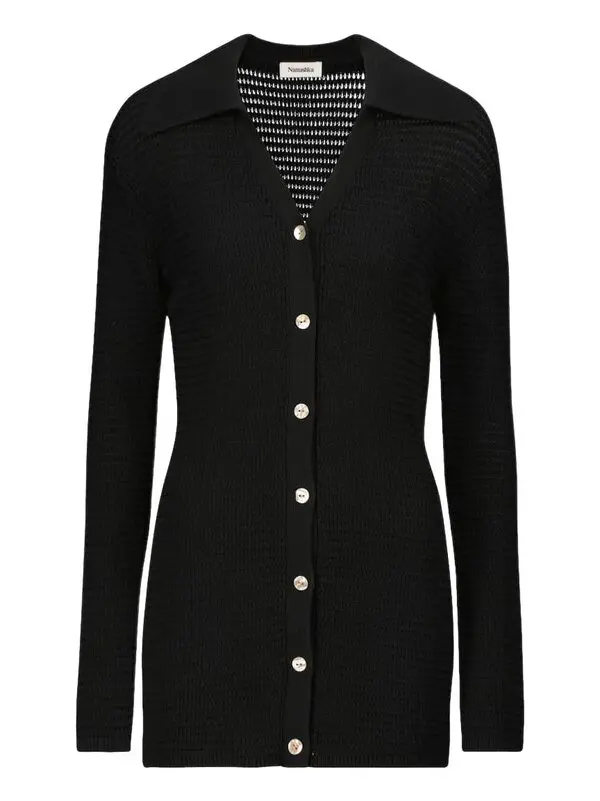 Nanushka Evelyn Knitted Cardigan - Black
