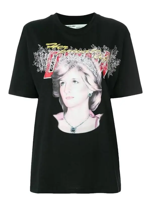Off-White Printed T-shirt - Black