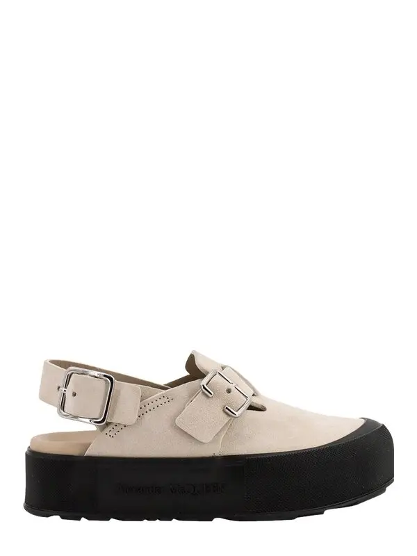 Alexander McQueen Buckled Open-toe Sandals - Nude