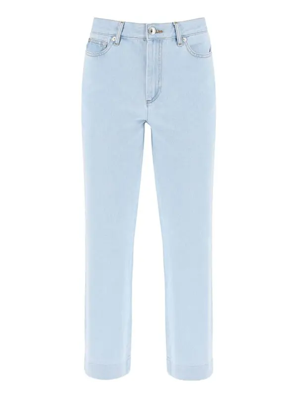 A.p.c. Cropped Jeans With Washing Effect - Blue