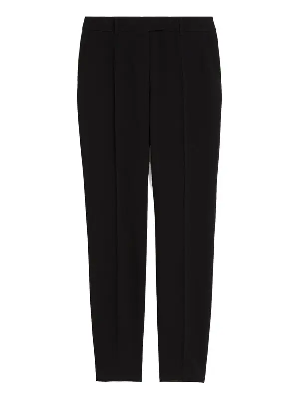 Max Mara Jerta Pleated Detail Pants - Black