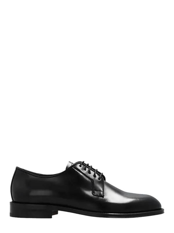 Dsquared2 Polished Finish Lace-up Derby Shoes - Black