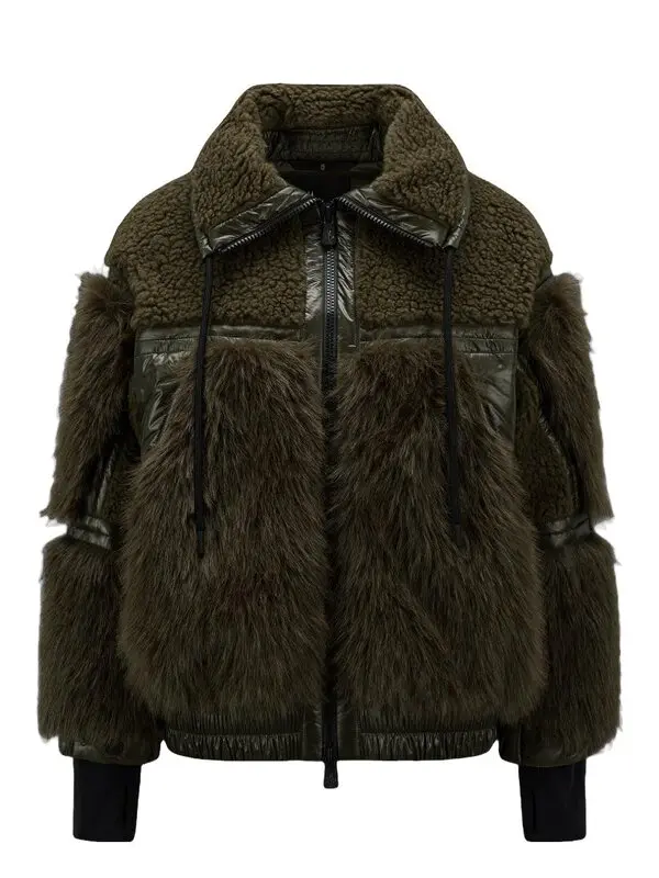 Moncler Yvoire Short Down Jacket - Green