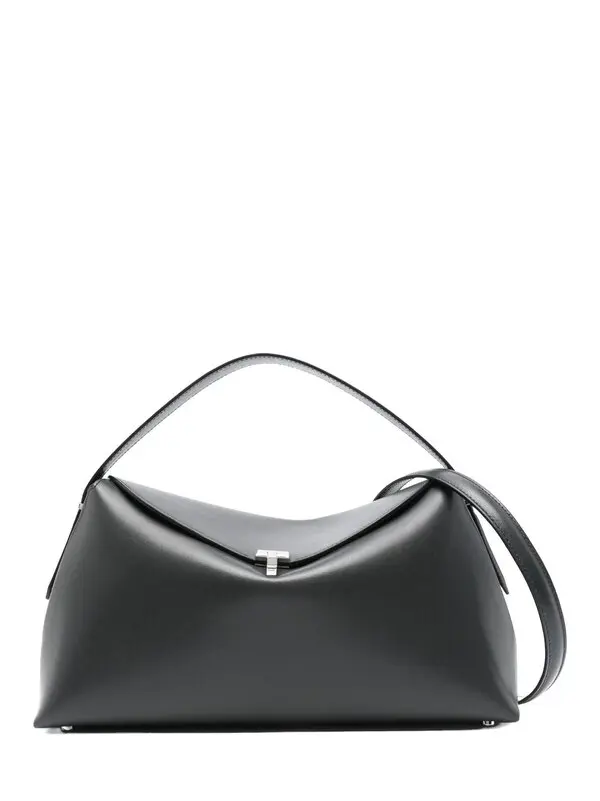 TOTEME T-lock Shoulder Bag - Black