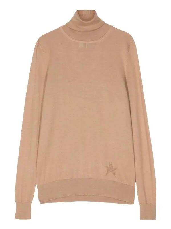 Lorena Antoniazzi Long Sleeve Roll Neck Sweater - Camel