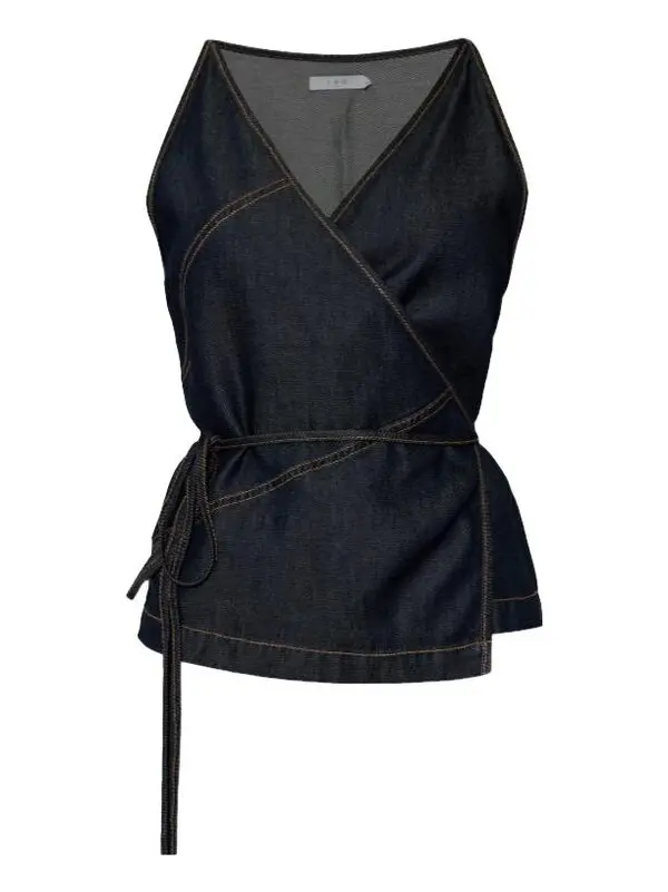 IRO PARIS Renata Top - Navy Blue