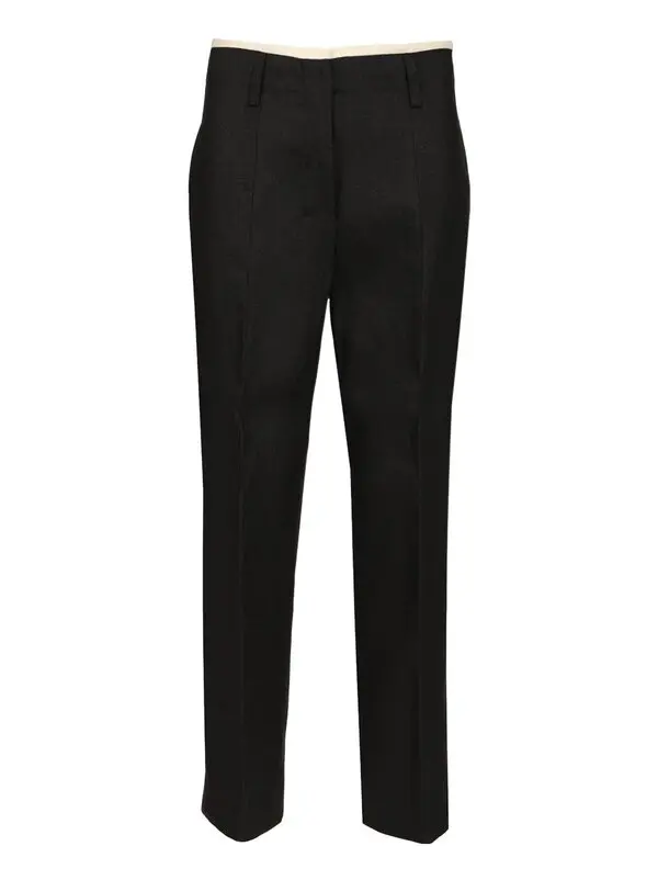 Max Mara Pleated Detailed Trousers - Black