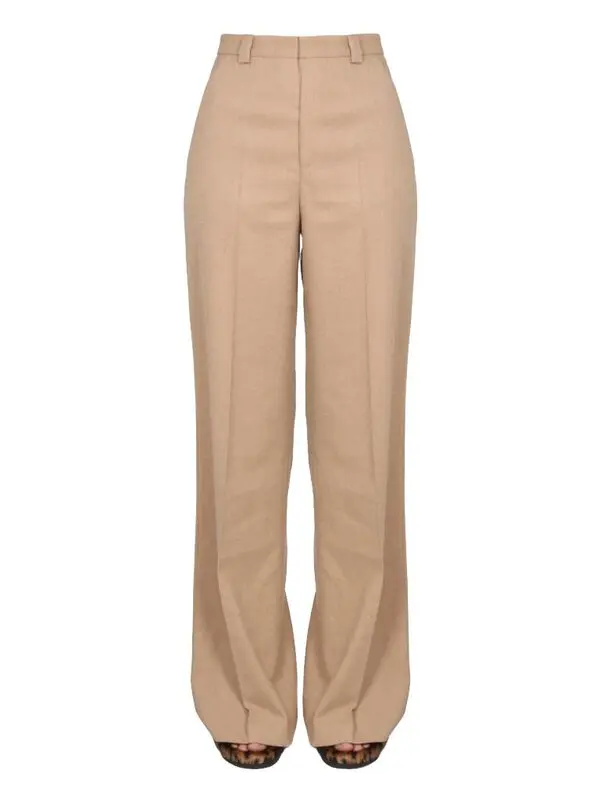 Red Valentino Tailored Wide-leg Trousers - Nude