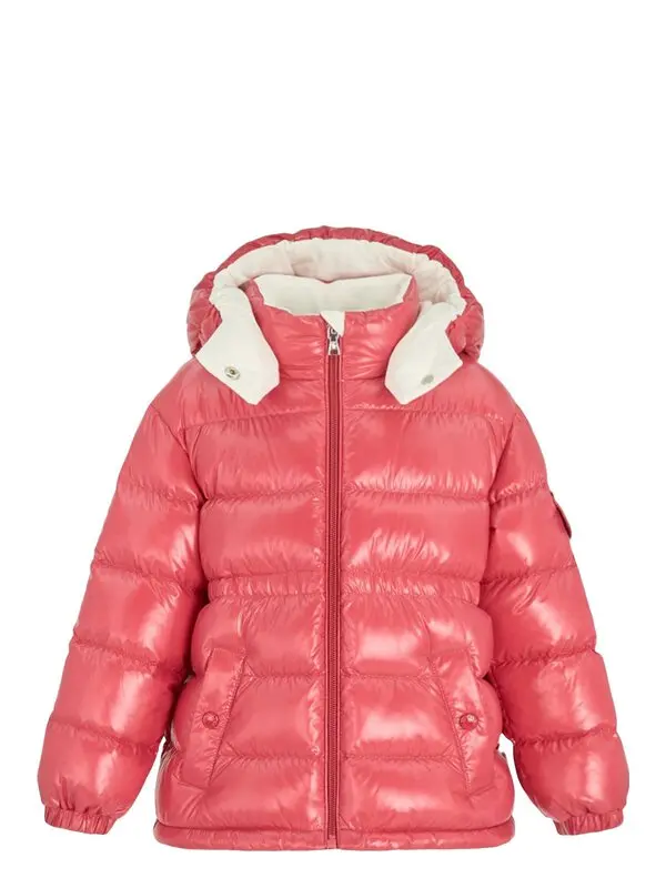 Moncler Maire Hooded Down Jacket - Red