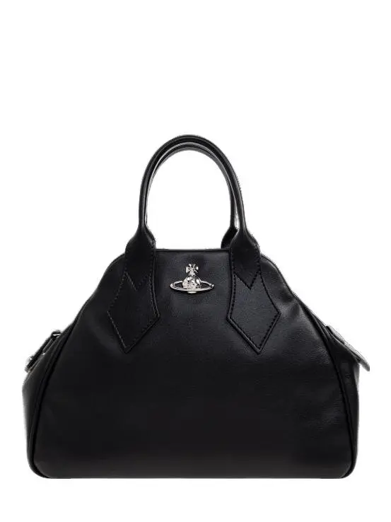 VIVIENNE WESTWOOD Yasmine Medium Handbag - Black