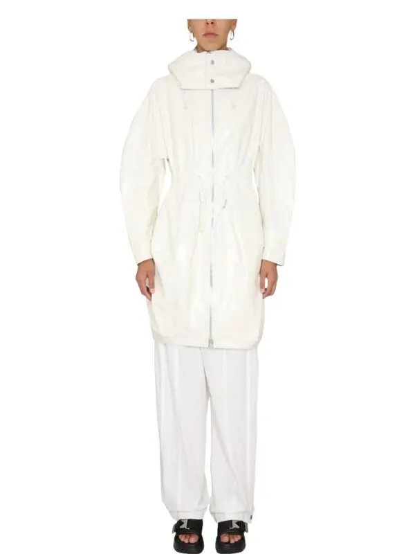Bottega Veneta Hooded Parka - White