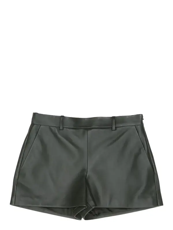 Gucci Leather Shorts - Green Bright