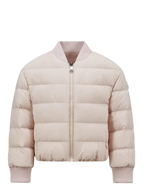 Moncler Pailly Down Bomber Jacket - Light Pink