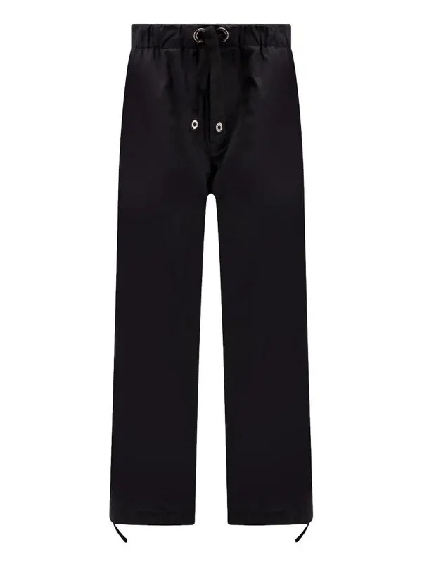 Versace Drawstring Waistband Trousers - Black