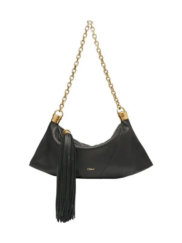 Chloé Small Foulard Shoulder Bag - Black