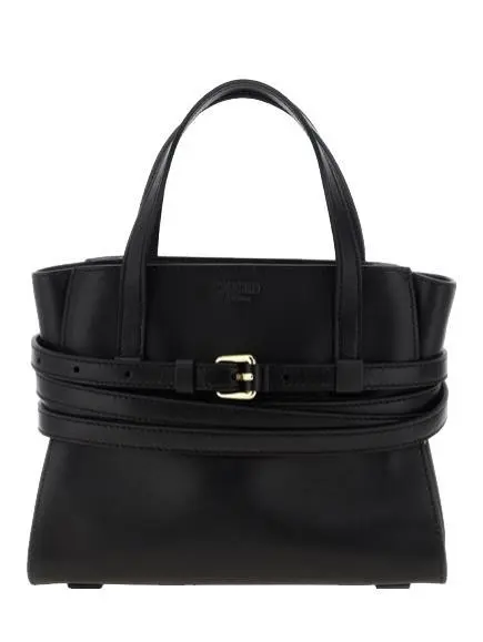 Moschino Tie Me Small Handbag - Black