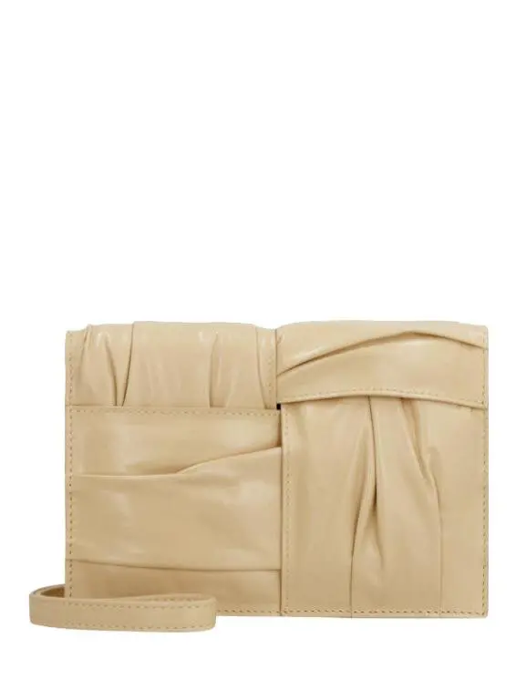 Bottega Veneta Mini Cassette Crossbody Bag - Nude