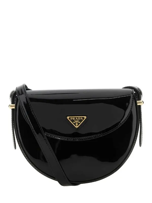 Prada Logo Cross-body Bag - Black