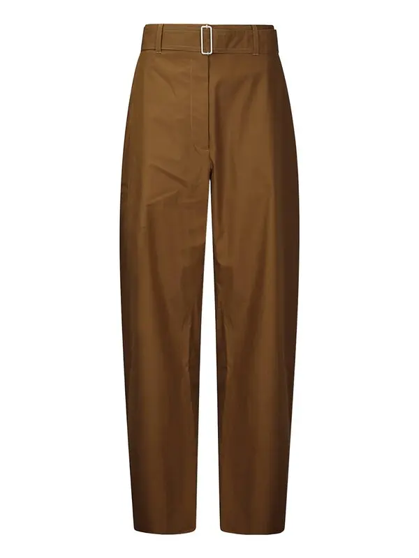 Studio Nicholson Belted Trousers - Almond