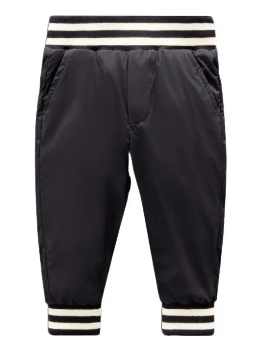 Moncler Logo Patch Elasticated Waist Trousers - Midnight Blue