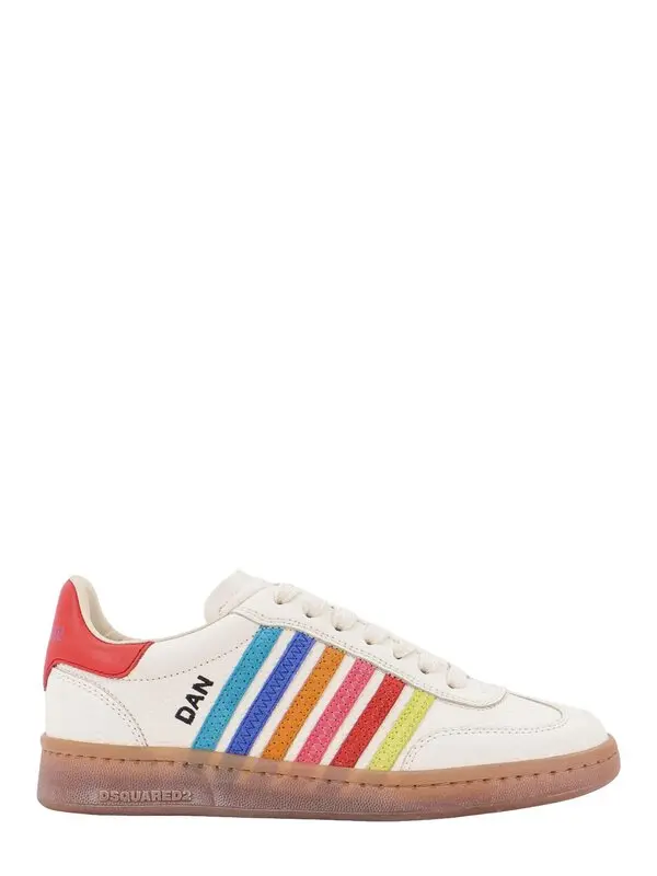 Dsquared2 Striped Low-top Sneakers - White