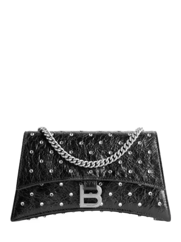 Balenciaga Crush Xs Chain Crossbody Bag - Black