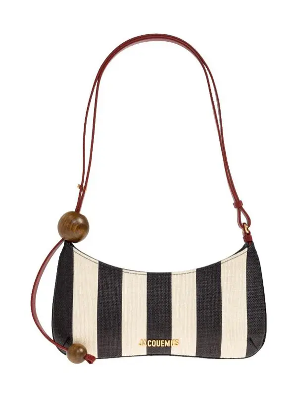 Jacquemus Le Bisou Perle Shoulder Bag - Black