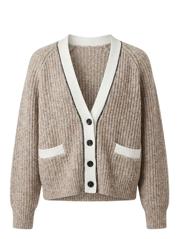 Brunello Cucinelli Long Sleeve Cardigan - Multicolor