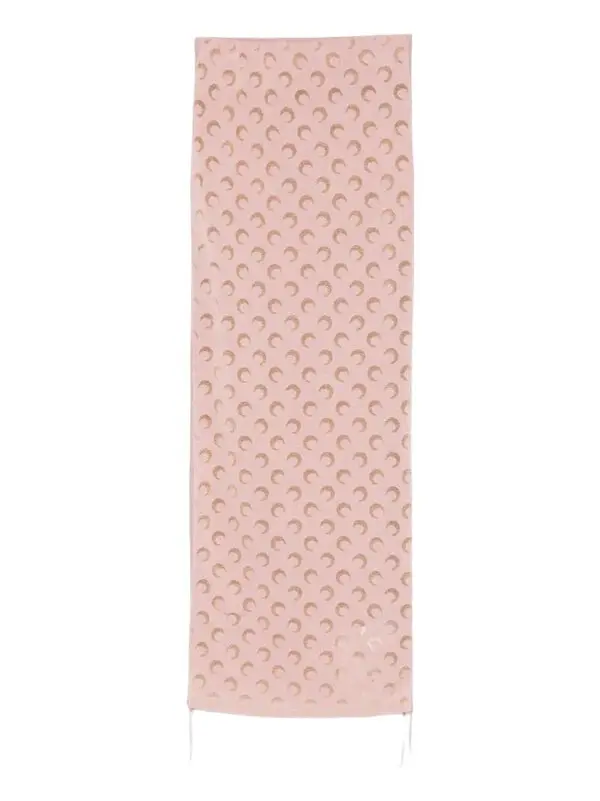 MARINE SERRE Moon Print Skirt - Pink