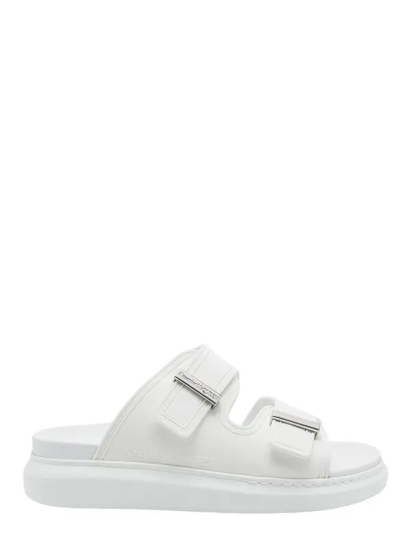 Alexander McQueen Hybrid Slides With Silver Hardware - Ivory