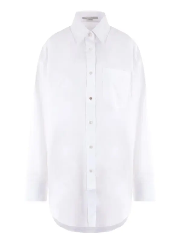 Stella McCartney Collared Long Sleeve Shirt - White