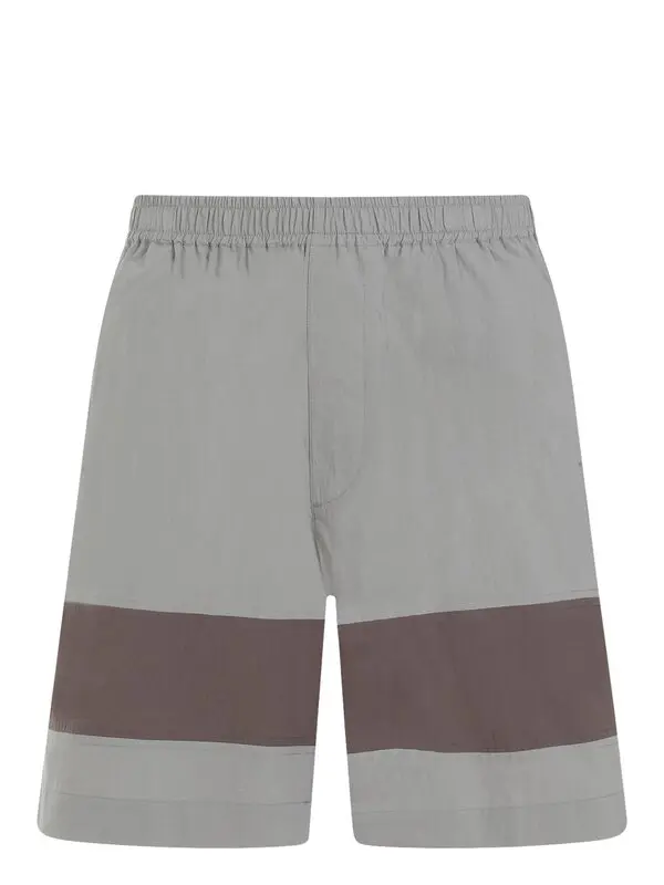 CRAIG GREEN Panelled Elasticated Waistband Shorts - Gray