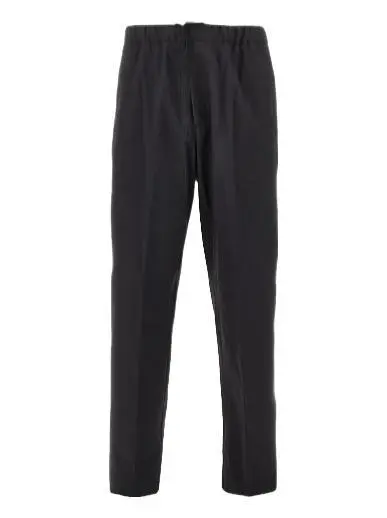 Herno Elastic Waist Casual Pants - Black