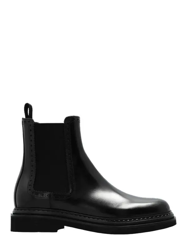Dolce & Gabbana Round Toe Chelsea Boots - Black