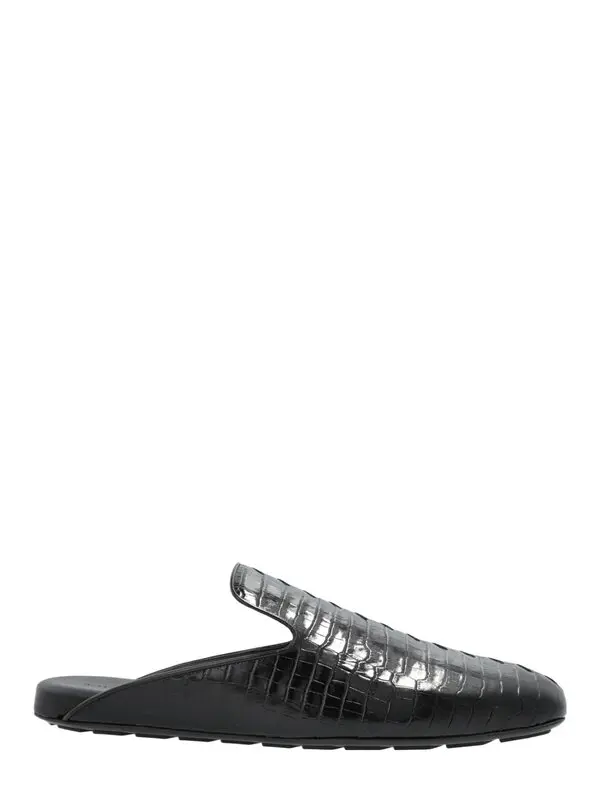 Bottega Veneta Panelled Slip-on Mules - Black