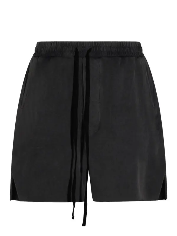 THOM KROM Long Drawstring Shorts - Black