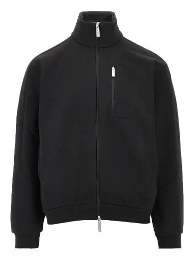 Herno Zip-fastening High-neck Sweatshirt - Black
